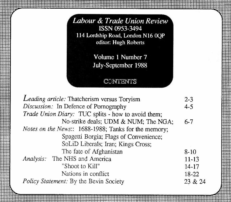 Magazine 007 – July 1988 – Labour Affairs Magazine