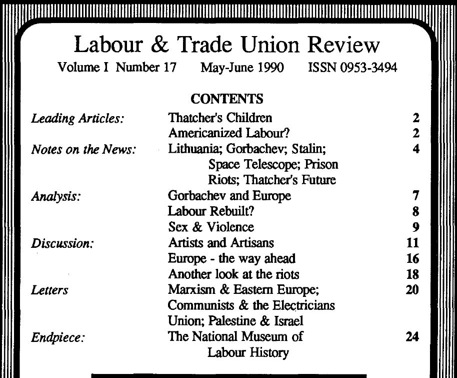 Magazine 017 – May 1990 – Labour Affairs Magazine