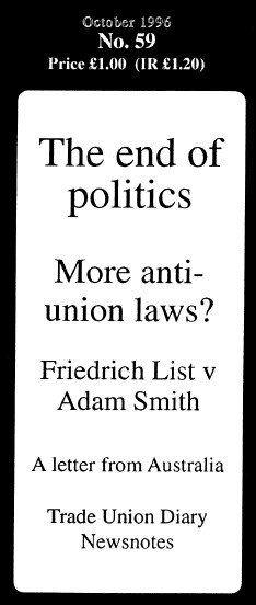 Magazines from 1996 – Labour Affairs Magazine